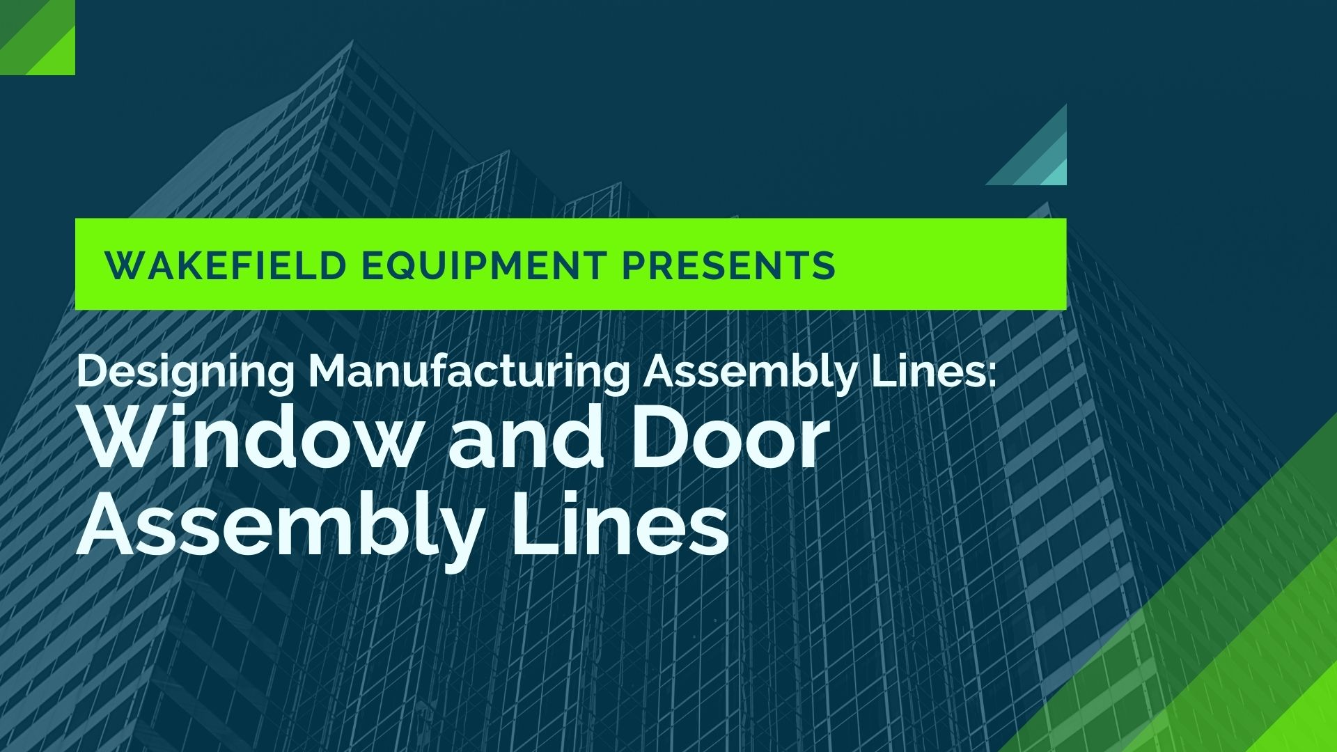 Glass and Door Manufacturing Equipment Product Catalogs